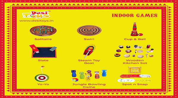 Rediscovering the Joy of Indian Traditional Indoor Games from Desi Toys