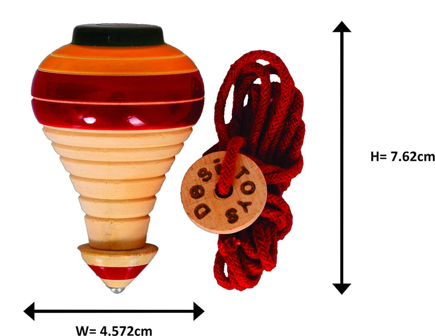 Spinning Tops | Combo Pack Of 10 | Lattu | Bhawra | Latto | Bambaram ...