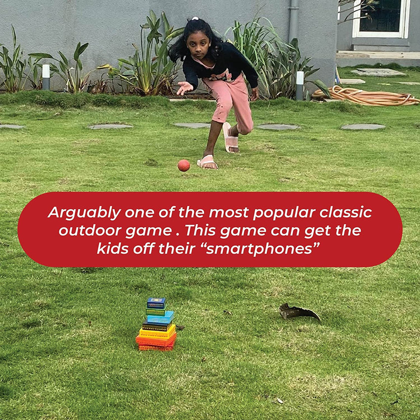 Lagori Pitthu Game | Combo Pack Of 10 | Handcrafted Seven Stones with ...