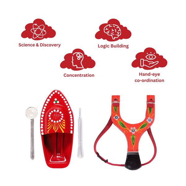 Steam Toy Boat & Catapult/Gulel Combo – Desi Toys